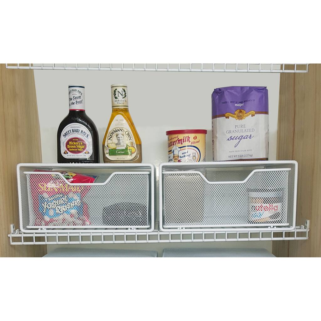 Small Pull Out Pantry Snack Baskets - Overstock - 16417225