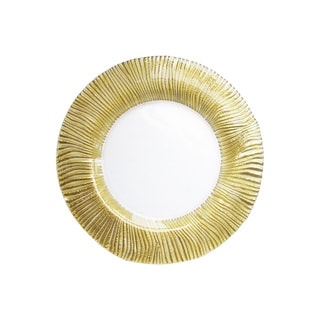 Nilo Gold Charger Plate - Bed Bath & Beyond - 16417336