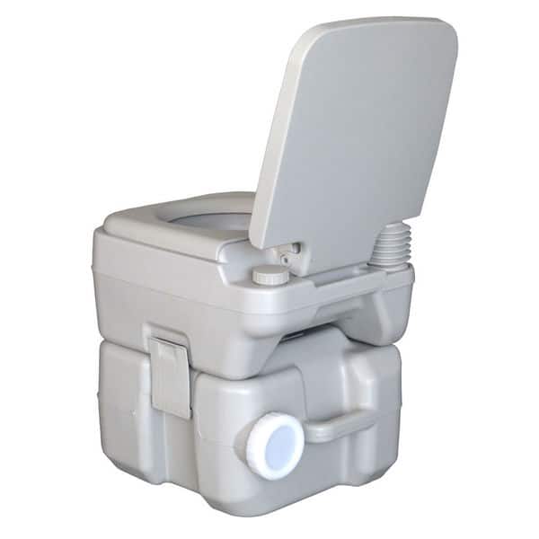 20L Portable Toilet Outdoor Camping Potty Grey - Bed Bath & Beyond ...