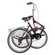 Mantis Tri-Rad Burgundy 6-speed 24-inch-wheel Adult Folding Tricycle ...
