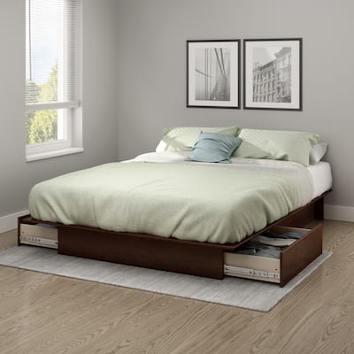 South Shore Step One Platform Bed - Overstock - 16431662