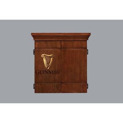 Guinness Dart Board Cabinet Set - Overstock - 16563575
