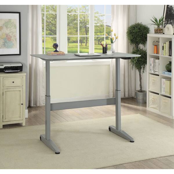 Glidene Modern Metal Lift Adjustable Standing Desk by Furniture of ...