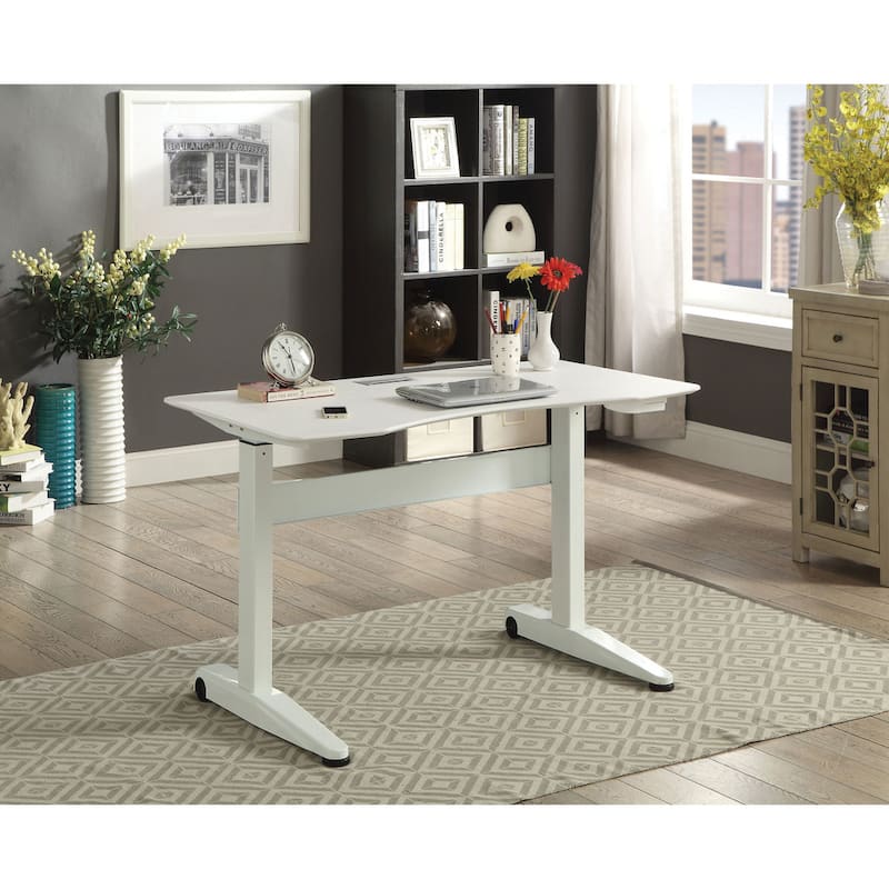 Glidene Modern 47-inch Metal Adjustable Standing Desk by Furniture of ...