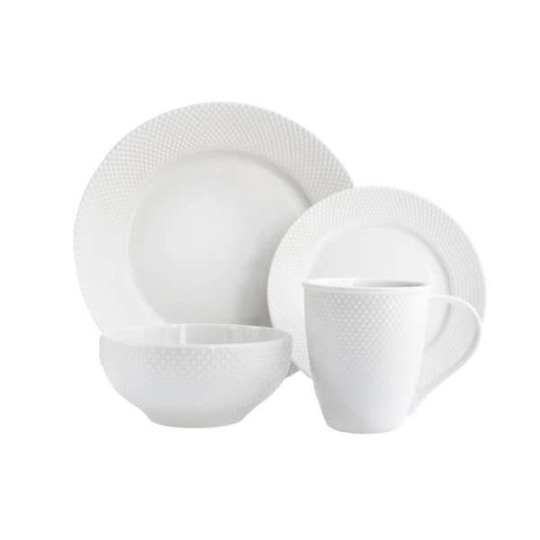 Elle Decor Chloe Porcelain 16PC Dinnerware Set - Bed Bath & Beyond ...