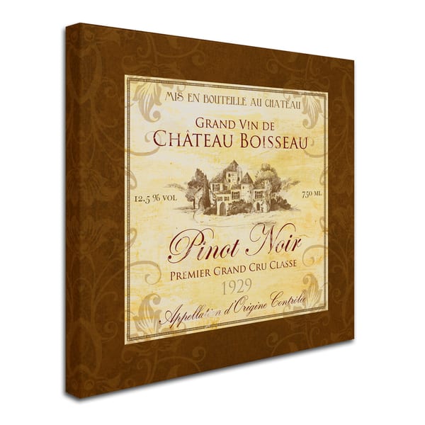 Fiona Stokes-Gilbert 'Wine Label 3' Canvas Art - Bed Bath & Beyond ...