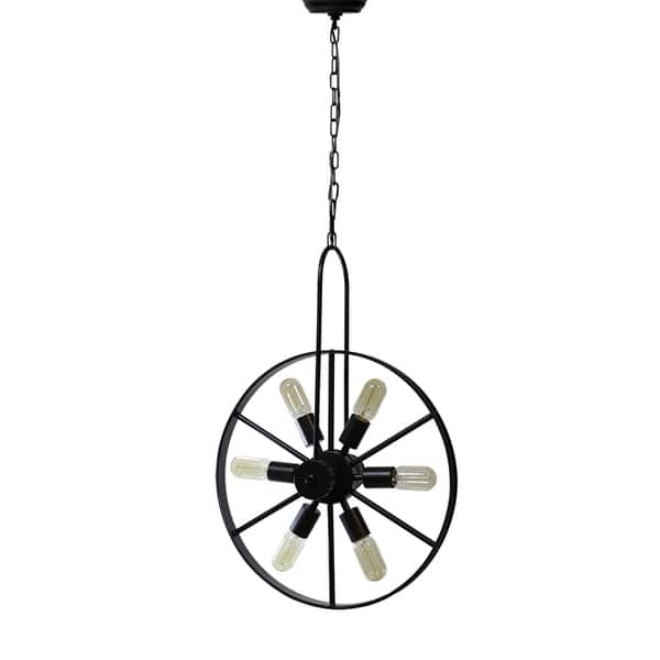 Warehouse of Tiffany Cedmar Antique Bronze Metal 19-inch 6-light Edison ...