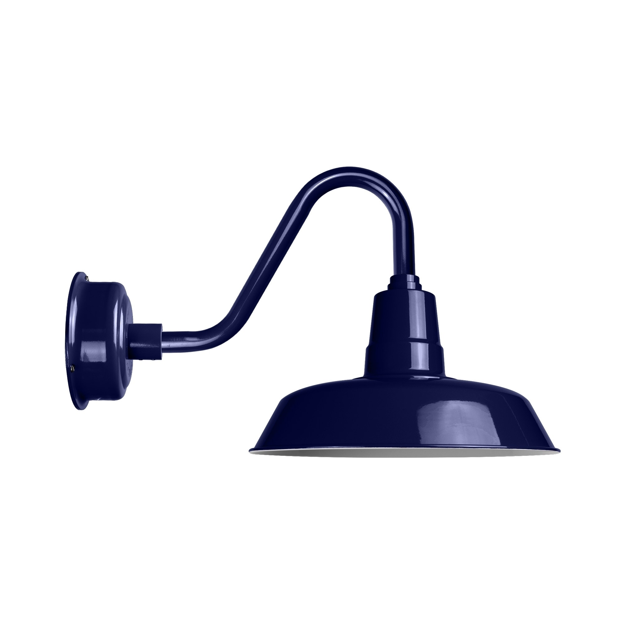 18" Oldage LED Barn Light with Vintage Arm in Cobalt Blue - Bed Bath ...