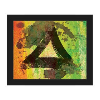 Triangle Abstract Framed Canvas Wall Art Print - Bed Bath & Beyond ...