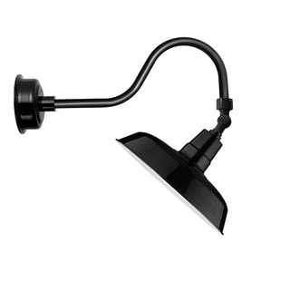 12" Oldage LED Sign Light with Contemporary Arm in Black - Bed Bath ...