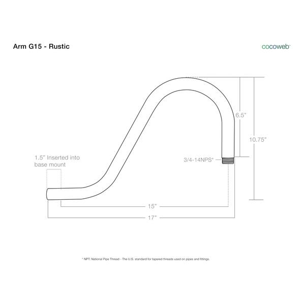 12" Dahlia LED Sign Light with Rustic Arm in Matte Black - Bed Bath ...