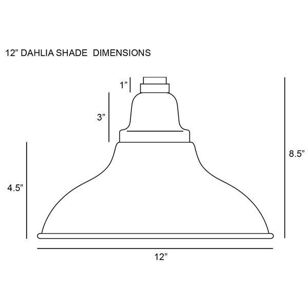 12" Dahlia LED Sign Light with Rustic Arm in Matte Black - Bed Bath ...