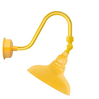 12" Dahlia LED Sign Light with Rustic Arm in Yellow - Bed Bath & Beyond ...