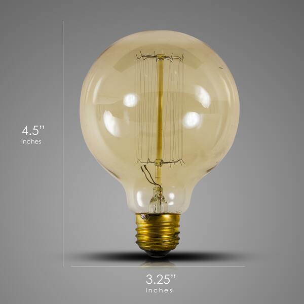 DISCONTINUED - American Art Decor Vintage Edison Bulb 40W, 4.5" Height ...
