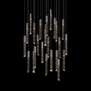 Sonneman Lighting Trinity 12-light LED Polished Chrome Round Cluster ...