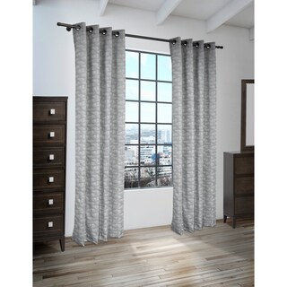 Lite Out Dali Jacquard Lined Curtain Panel Pair - Bed Bath & Beyond ...