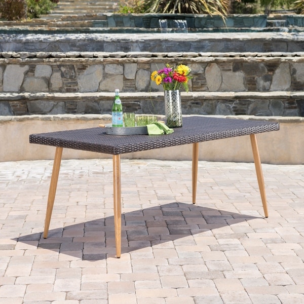 Doris Outdoor Wicker Barstool by Christopher Knight Home - On Sale - Bed Bath & Beyond - 22391759