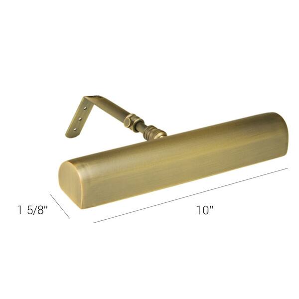 Classic Series LED Picture Light, Antique Brass, 10" - Bed Bath ...