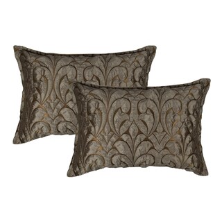 Sherry Kline Canyon Embossed Luxury Boudoir Pillows (Set of 2) - Bed ...