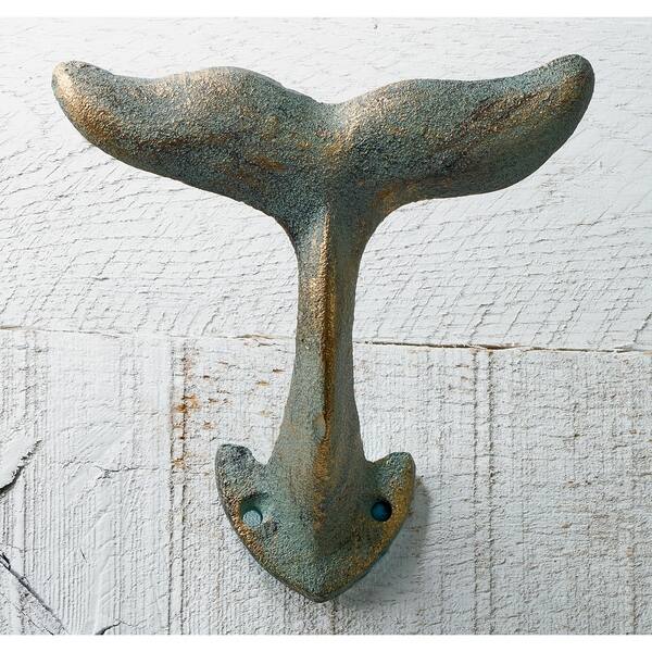 Cast Iron Whale Tail Hook - Bed Bath & Beyond - 16750293