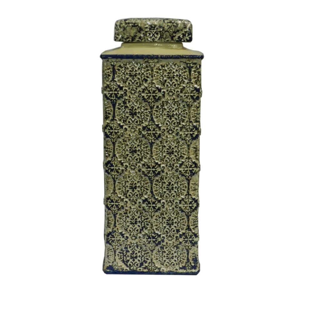 Alluring Ceramic Vase - Benzara - Overstock - 16767103