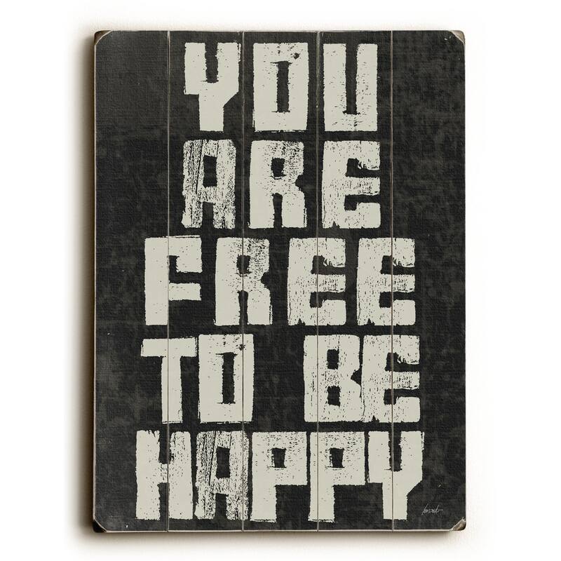 Free To Be Happy - Wall Decor by Lisa Weedn - multi - Overstock - 16767586