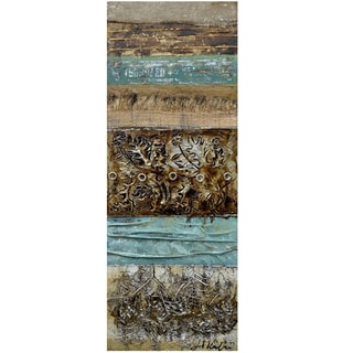 Yosemite Home Decor 'Rummage II' Original Hand-painted Wall Art - Bed ...