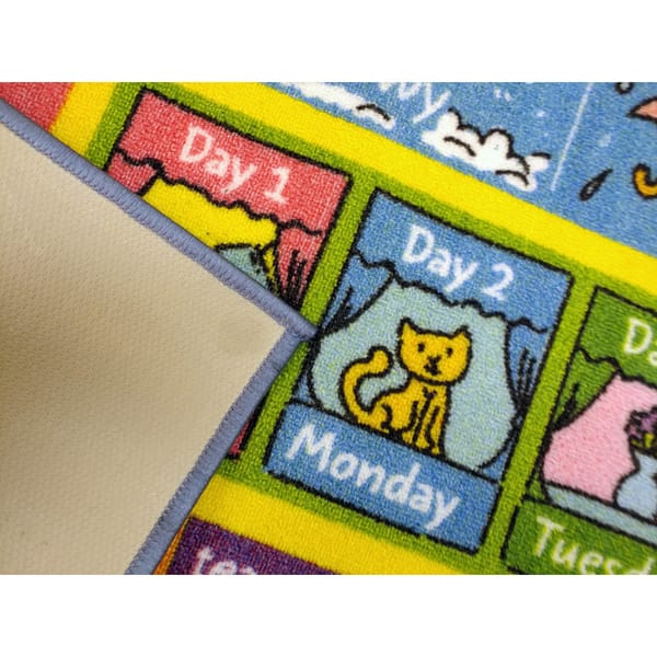 KC CUBS ABC, Seasons, Months, Days Multicolored Polypropylene ...