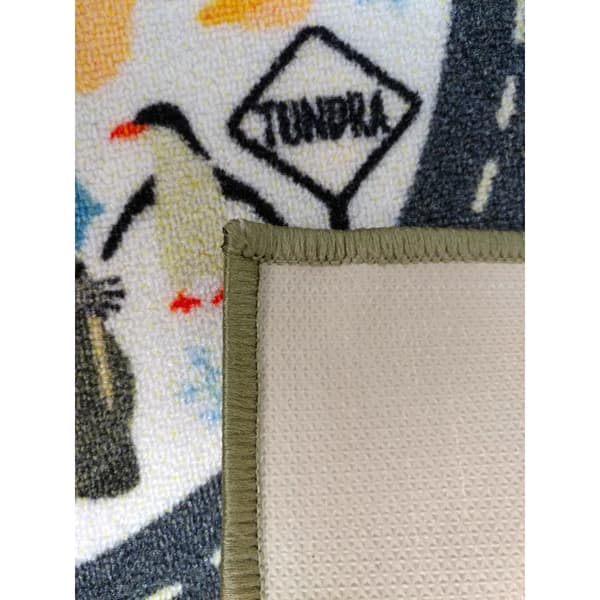 KC CUBS Animal Safari Road Map Blue Educational Area Rug - On Sale ...