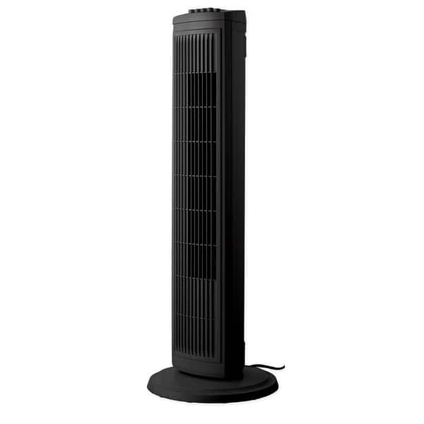 Sharper Image 30 Inch Oscillating Black Tower Fan - Bed Bath & Beyond ...