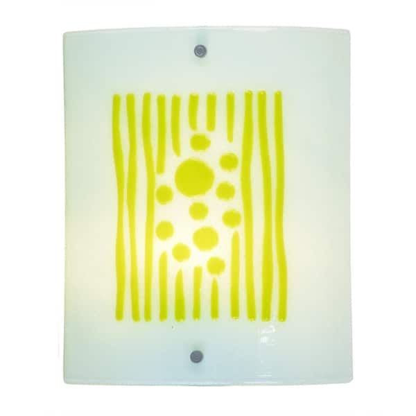 Springdale 9"W Lennon LED Fused Glass Wall Sconce - Bed Bath & Beyond ...