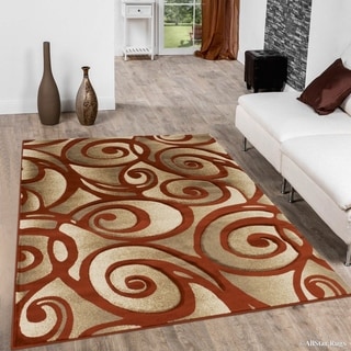Allstar Woven Modern Evolution Swirl Design Rug - Bed Bath & Beyond ...