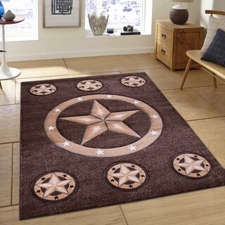 Allstar Modern Pentagram Design Rug - Bed Bath & Beyond - 16918774