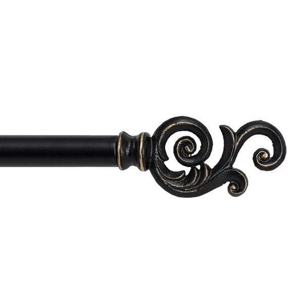 1 inch Scroll Decorative Rod Set - Bed Bath & Beyond - 16926268