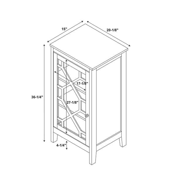Ava Black Small Cabinet - Bed Bath & Beyond - 16926833