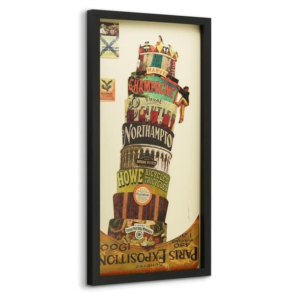 Empire Art "Leaning Tower of Pisa" Alex Zeng's dimensional collage ...