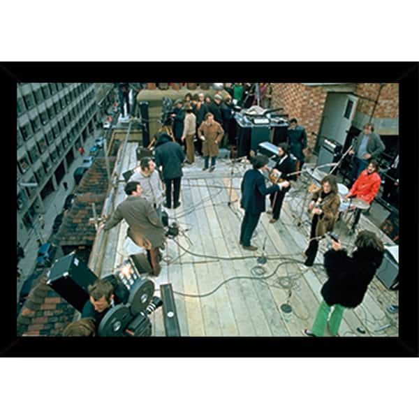 The Beatles Rooftop Poster With Choice of Frame (24x36) - Bed Bath ...