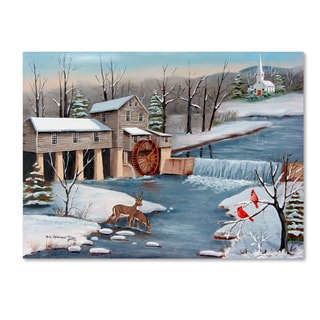 Arie Reinhardt Taylor 'Pigeon Forge In The Winter' Canvas Art - Bed ...
