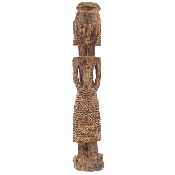 Primitive African Tribal Village Woman Statue, 24 Inches Tall ...