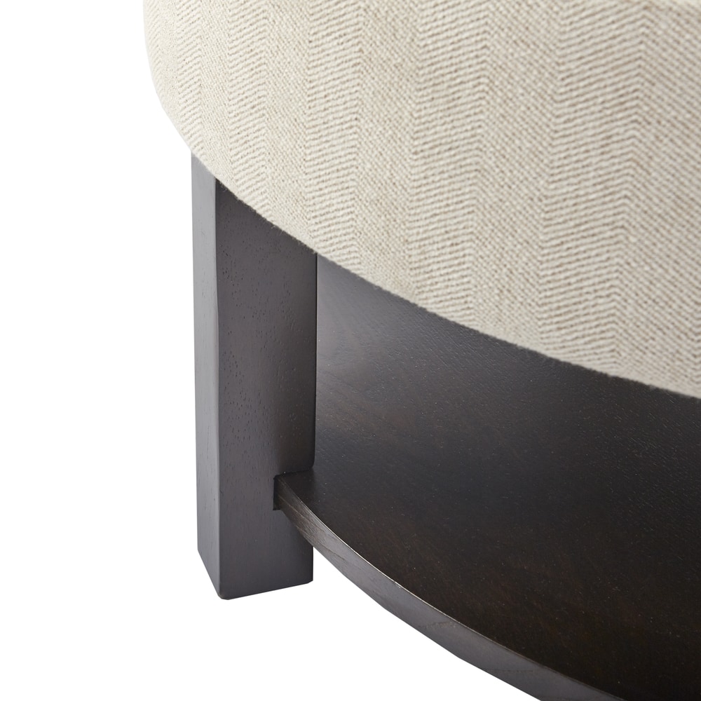 Madison park javier round storage ottoman store