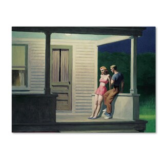 Edward Hopper 'Summer Evening' Canvas Art - Bed Bath & Beyond - 16958649