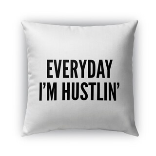 Kavka Designs black; white hustlin outdoor pillow with insert - Bed ...
