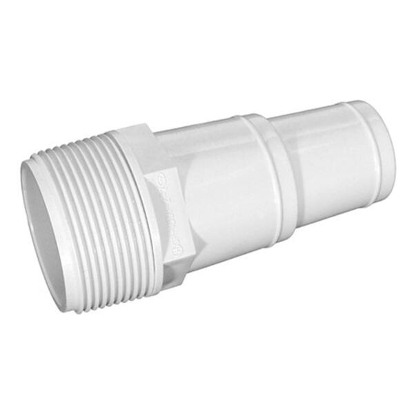4" White Swimming Pool or Spa Threaded Hose Adapter - Bed Bath & Beyond ...