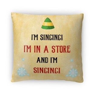 Kavka Designs gold/ red/ black/ blue i'm singing throw pillow - Bed ...