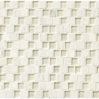 3/4x1 Offset Brick Pattern Blend White (Case of 10) - Bed Bath & Beyond ...