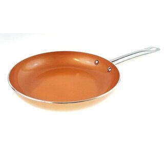 Chefs Cuisine 8 Inches Copper Frying Pan - Ceramic Coated Aluminium Non ...