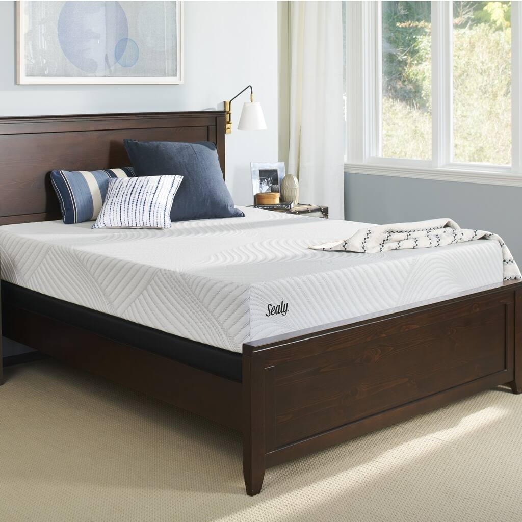 Sealy Conform Essentials 11.5-inch Plush Gel Memory Foam Mattress ...