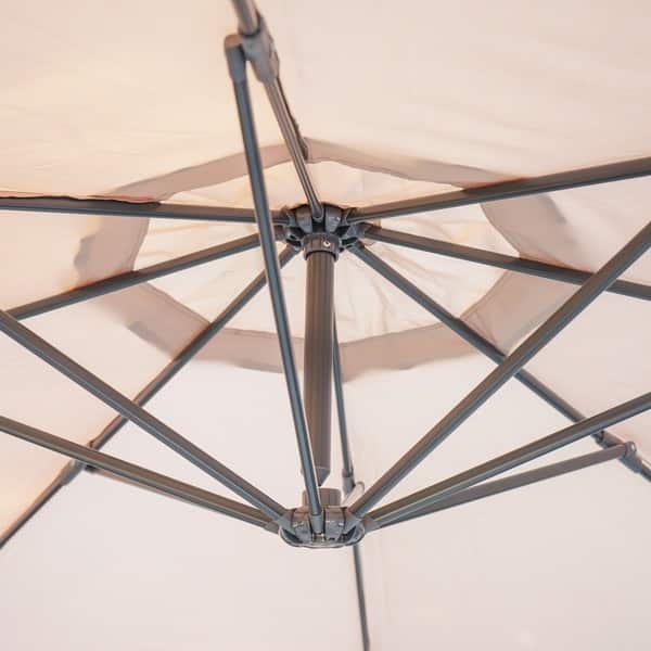 Siesta Outdoor 9.7-foot Canopy Umbrella by Christopher Knight Home ...