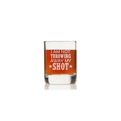 I Am Not Throwing Away My Shot Rock Glasses (Set of 4) - Overstock ...