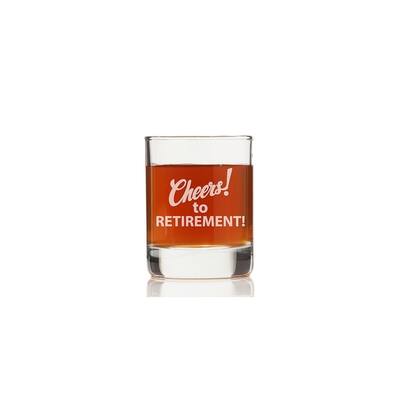 Cheers To Retirement Rock Glasses (Set of 4) - Overstock - 17028946